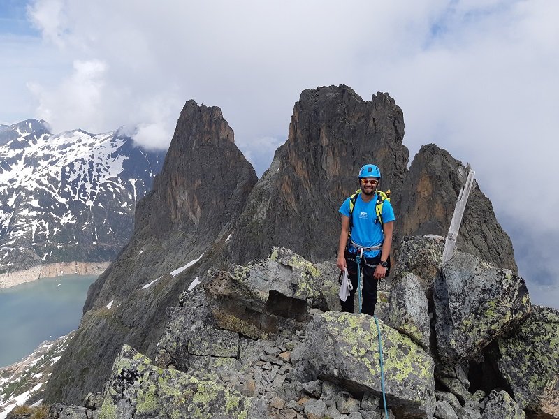 Allalinhorn, Via Ferrata and Perrons Traverse